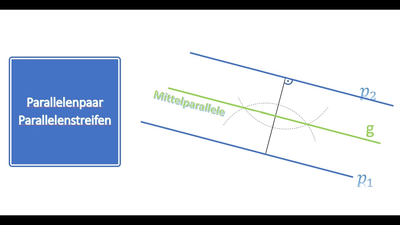 Parallelenpaar Parallelenstreifen - YouTube