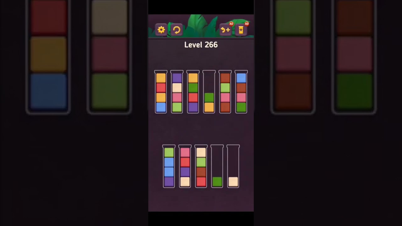 Complete Block King Sort Puzzle Level 261 to Level 270 - YouTube