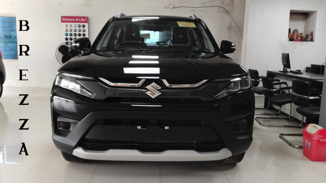 BREZZA ZXI MIDNIGHT BLACK COLOUR..💫ALL FEATURES DISCUSSION IN THIS ...