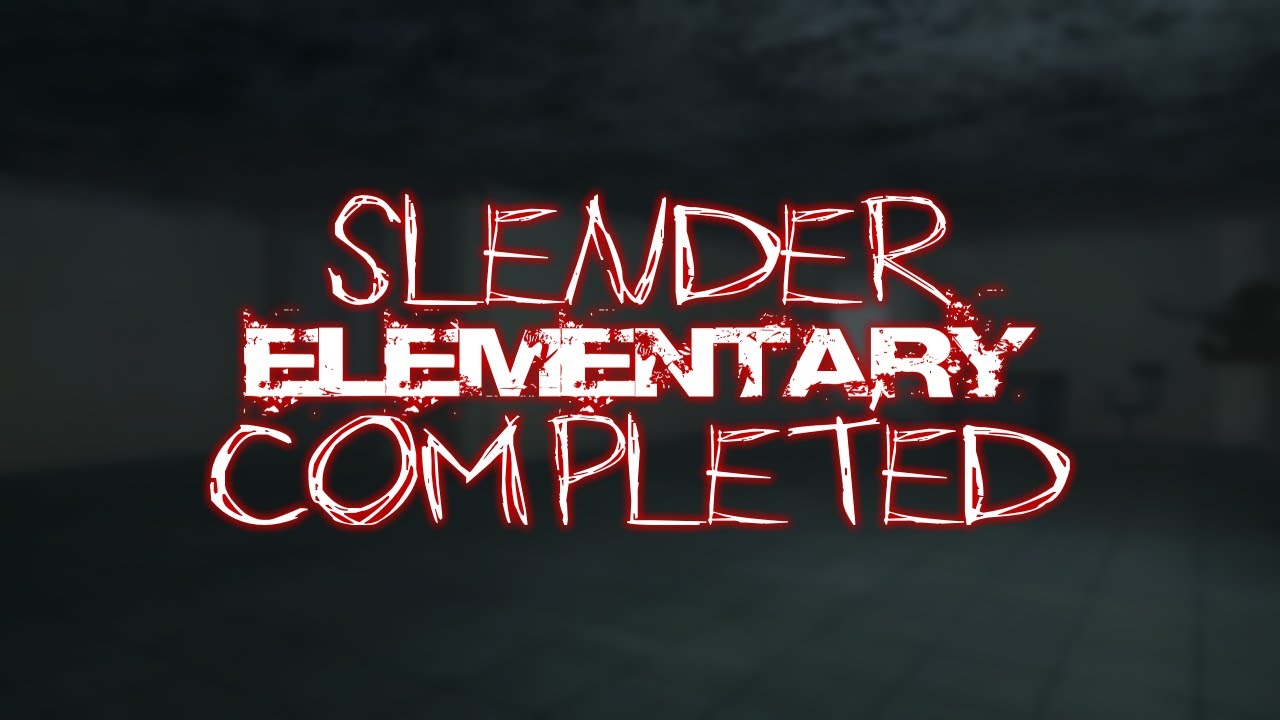 Slender Elementary (Original Map) COMPLETED! [8/8 Teddy Bears] - YouTube