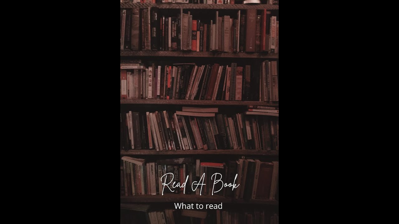 "The Best Books to Read Right Now" - YouTube