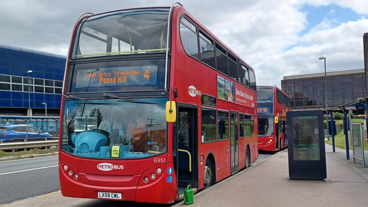 Compilation of London red Volvo B9TL Enviro400s at Metrobus - YouTube