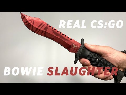 REAL CS:GO KNIVES - Bowie - Slaughter - KNIFY
