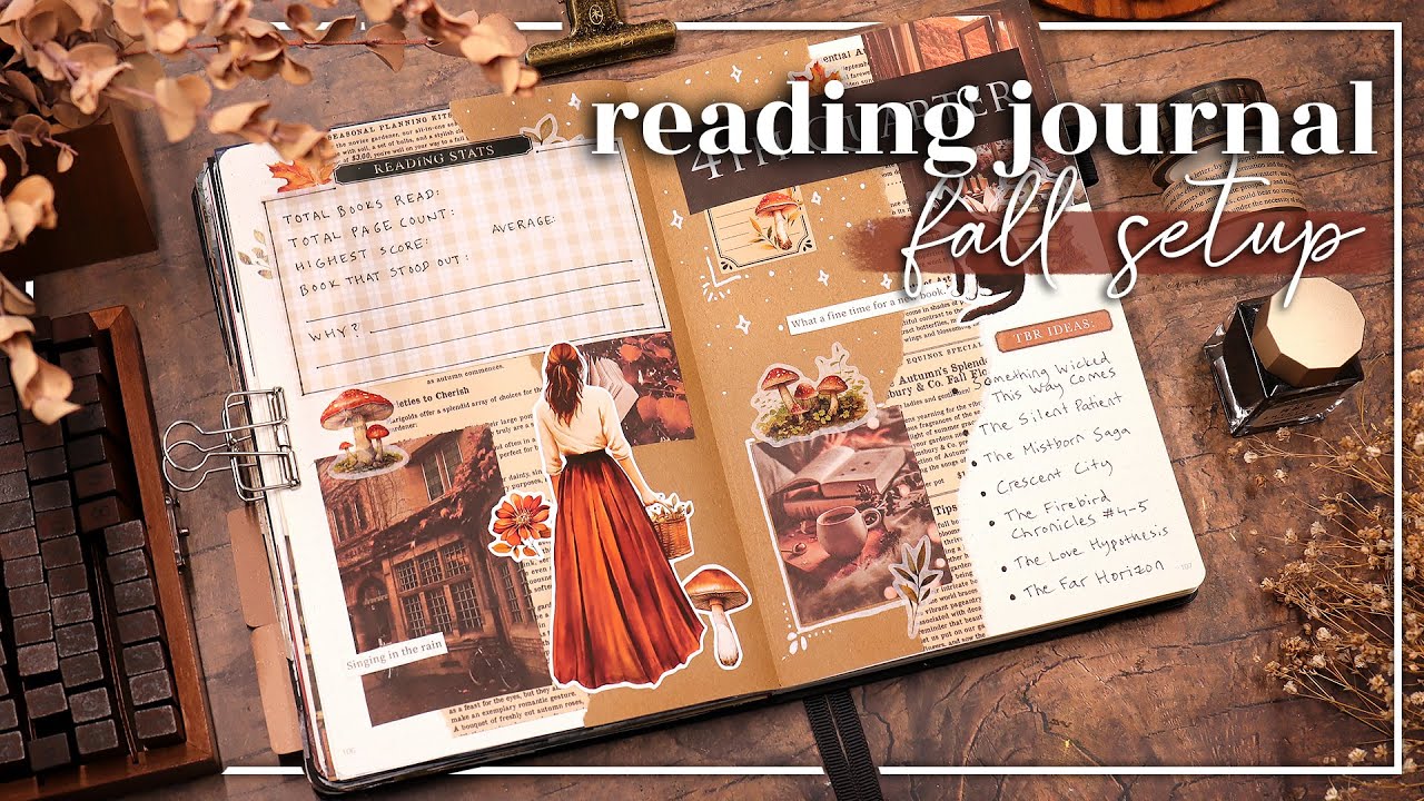 📚 Reading Journal Setup for Fall // 4th Quarter Layout & Books - YouTube