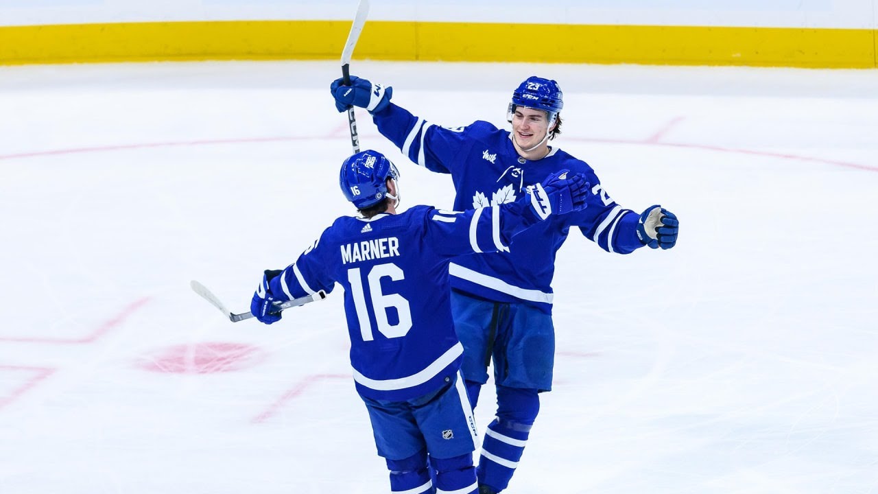 Mitch Marner is the king of the drop back pass - YouTube