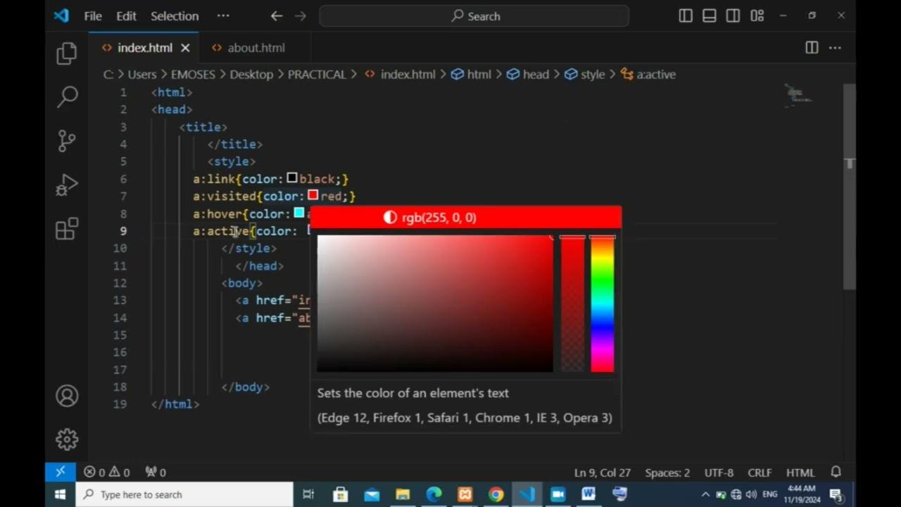 CSS links: how to beautify html links with CSS. - YouTube