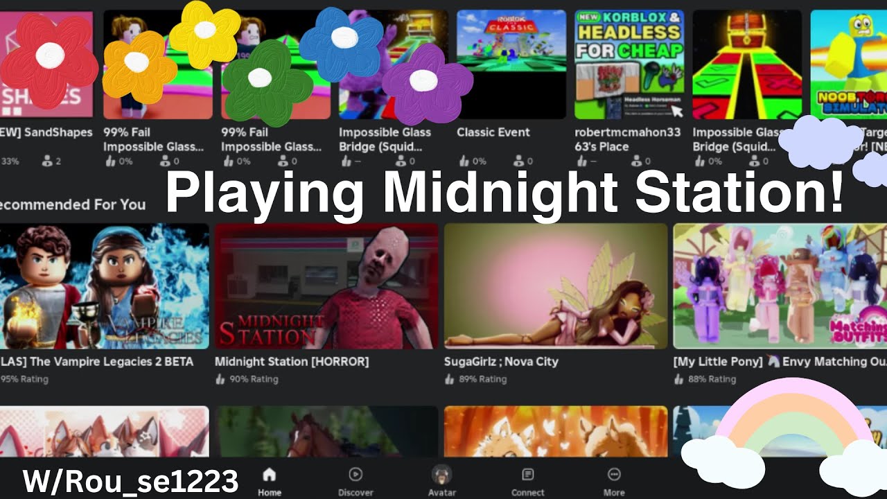 Playing 'Midnight Station' On Roblox! - YouTube