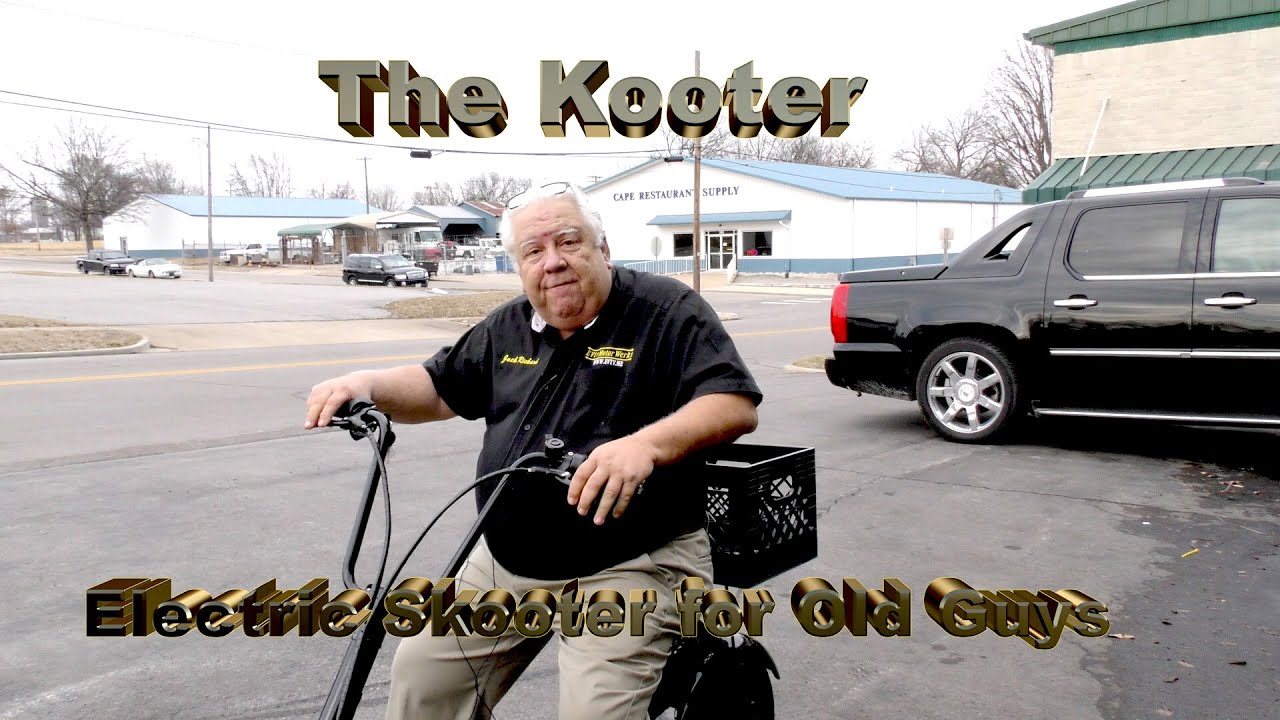 Kooter - Electric Skooter for Old Guys - YouTube