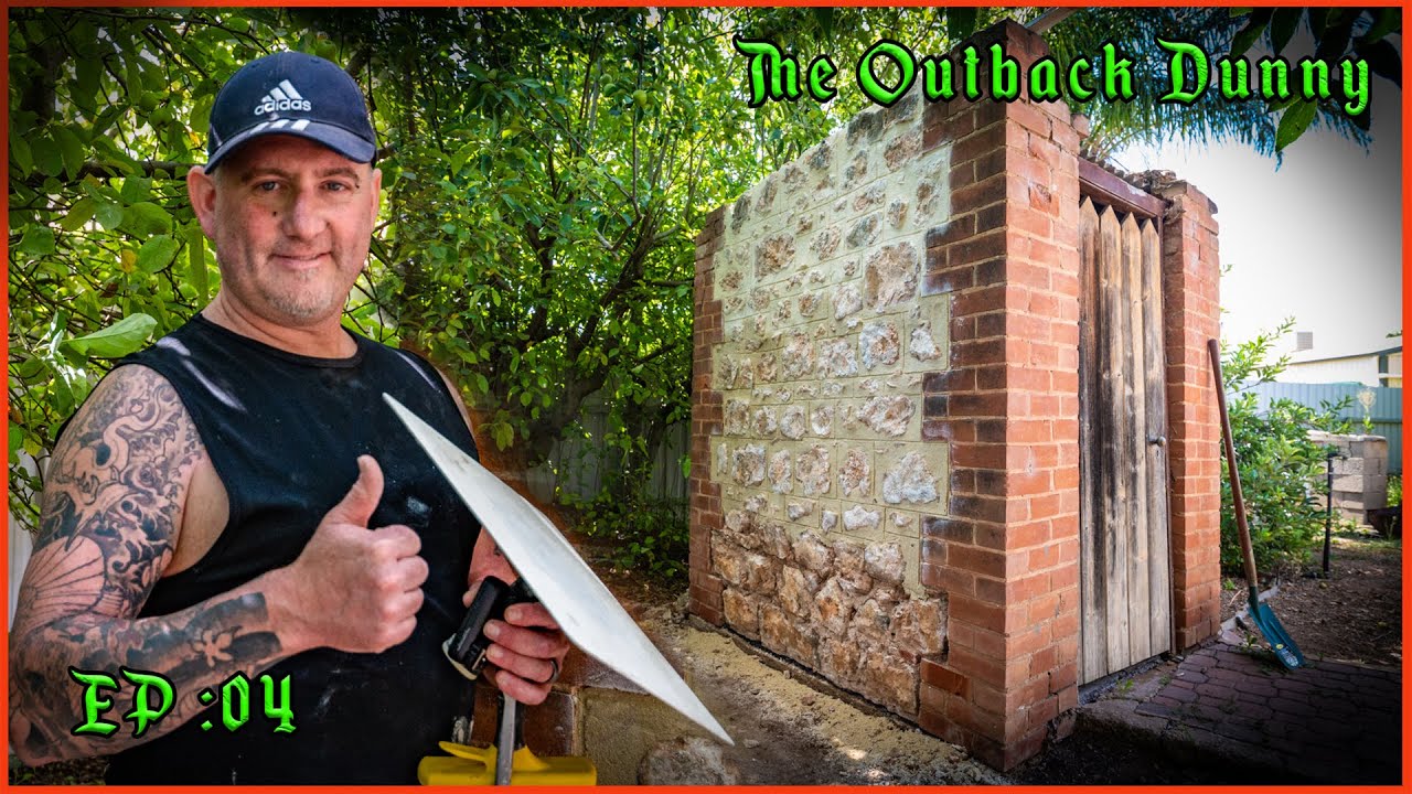 1880 house renovation EP : 04 | outback dunny progress, Re-pointing ...