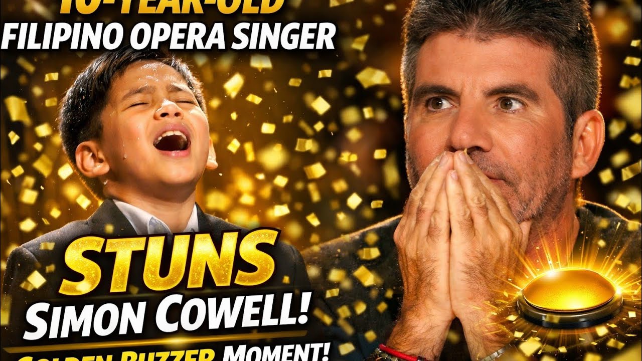 10-Year-Old Filipino Opera Singer Stuns Simon Cowell | Golden Buzzer ...