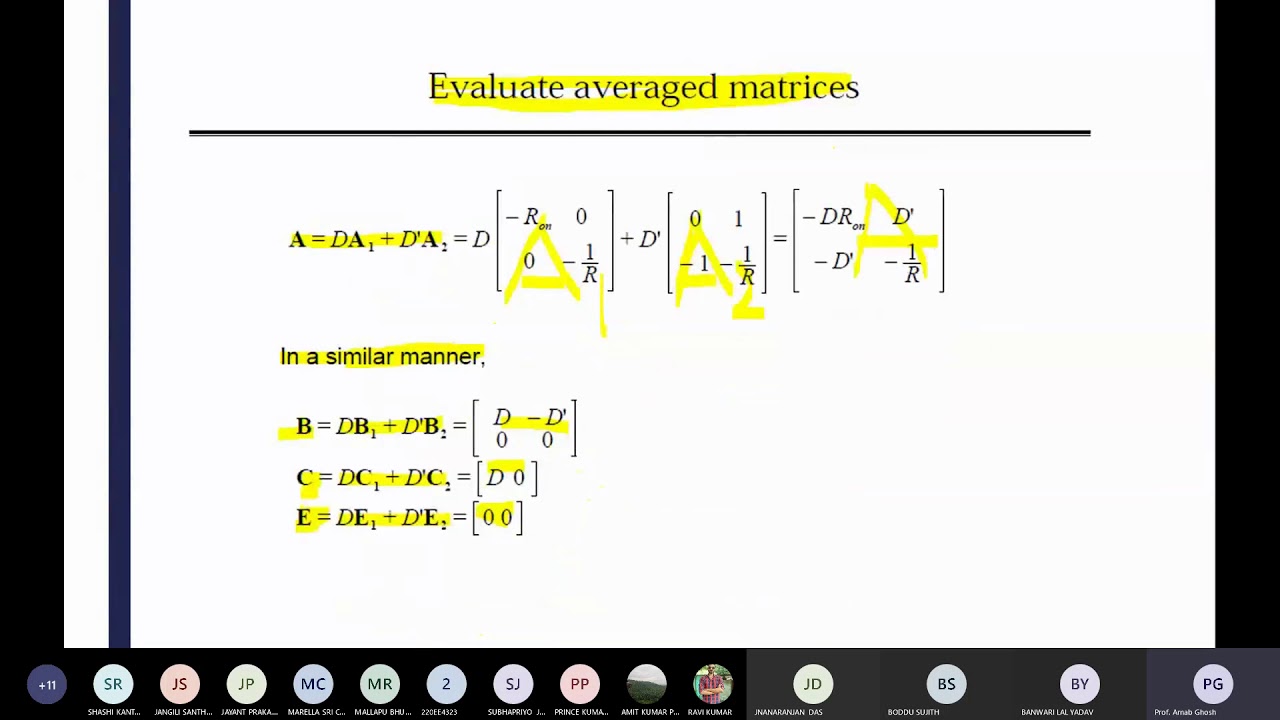 Lecture 18: Converter Modelling- Switched Mode Power Conversion ...