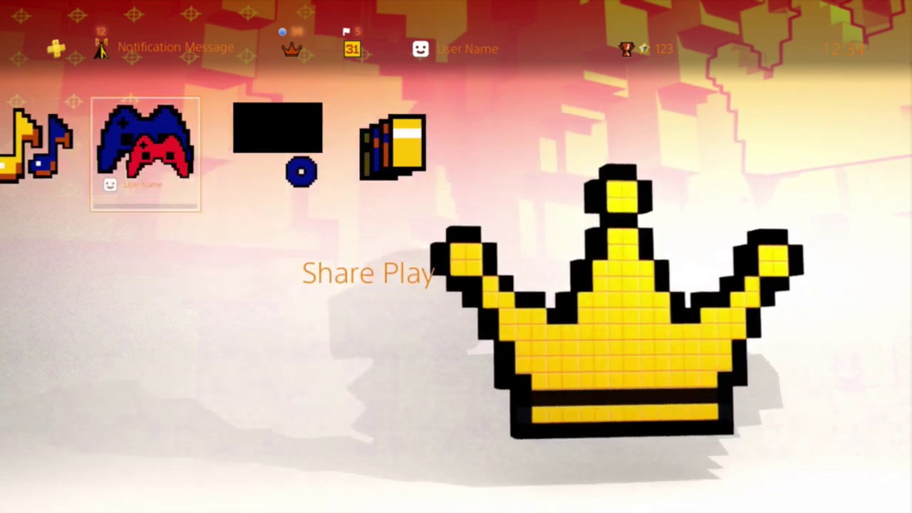 8-bit Spinning Crown DynamicTheme by Konsole Kingz - YouTube