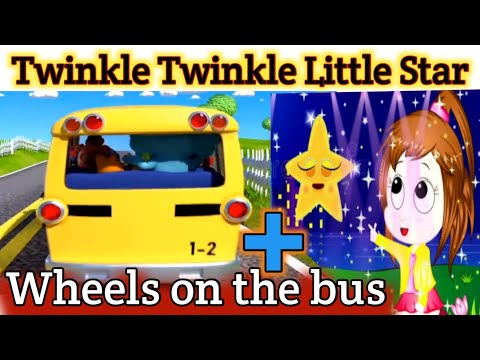 twinkle twinkle little star + wheels on the bus round & round - 3D ...