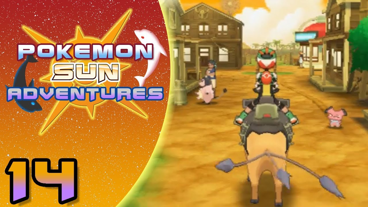 The Outback Paniola Town! Hau's Third Rival Battle! Dolphin's Pokemon ...