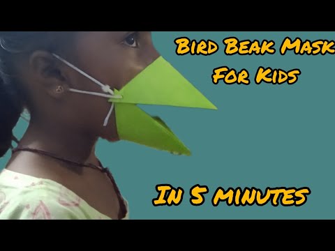 Bird Beak Mask Paper Craft for Kids