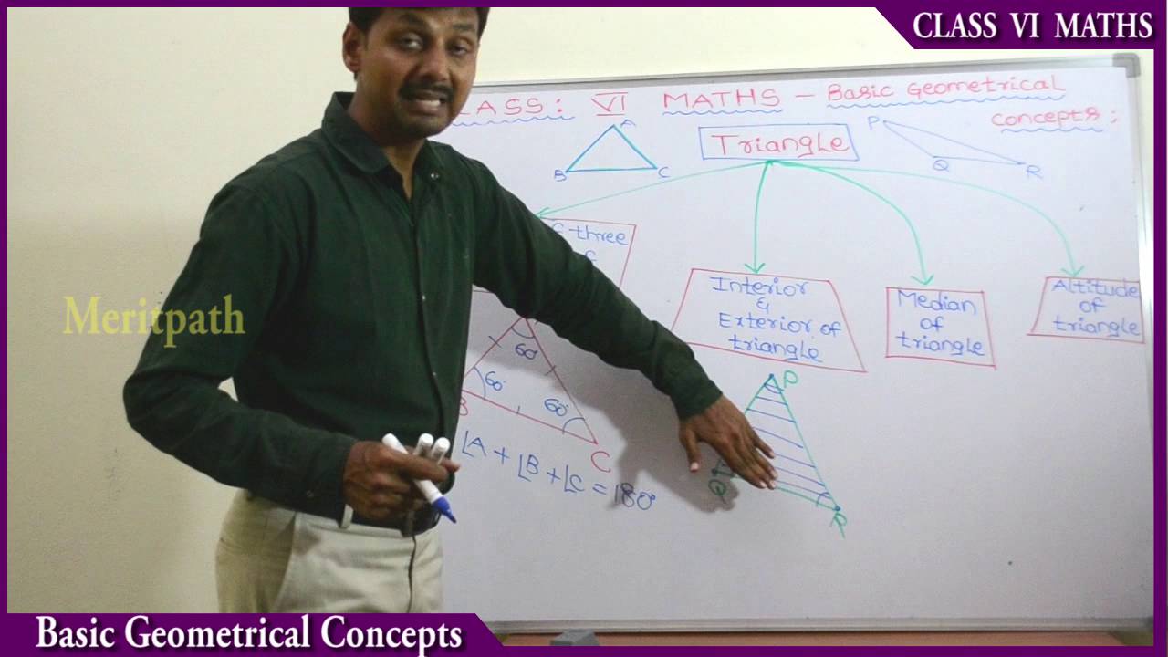 class 6 Maths Basic Geometrical Concepts part 3 - YouTube