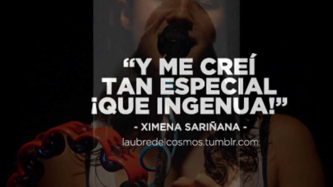 Ximena Sariñana - Mediocre Letra (: - YouTube