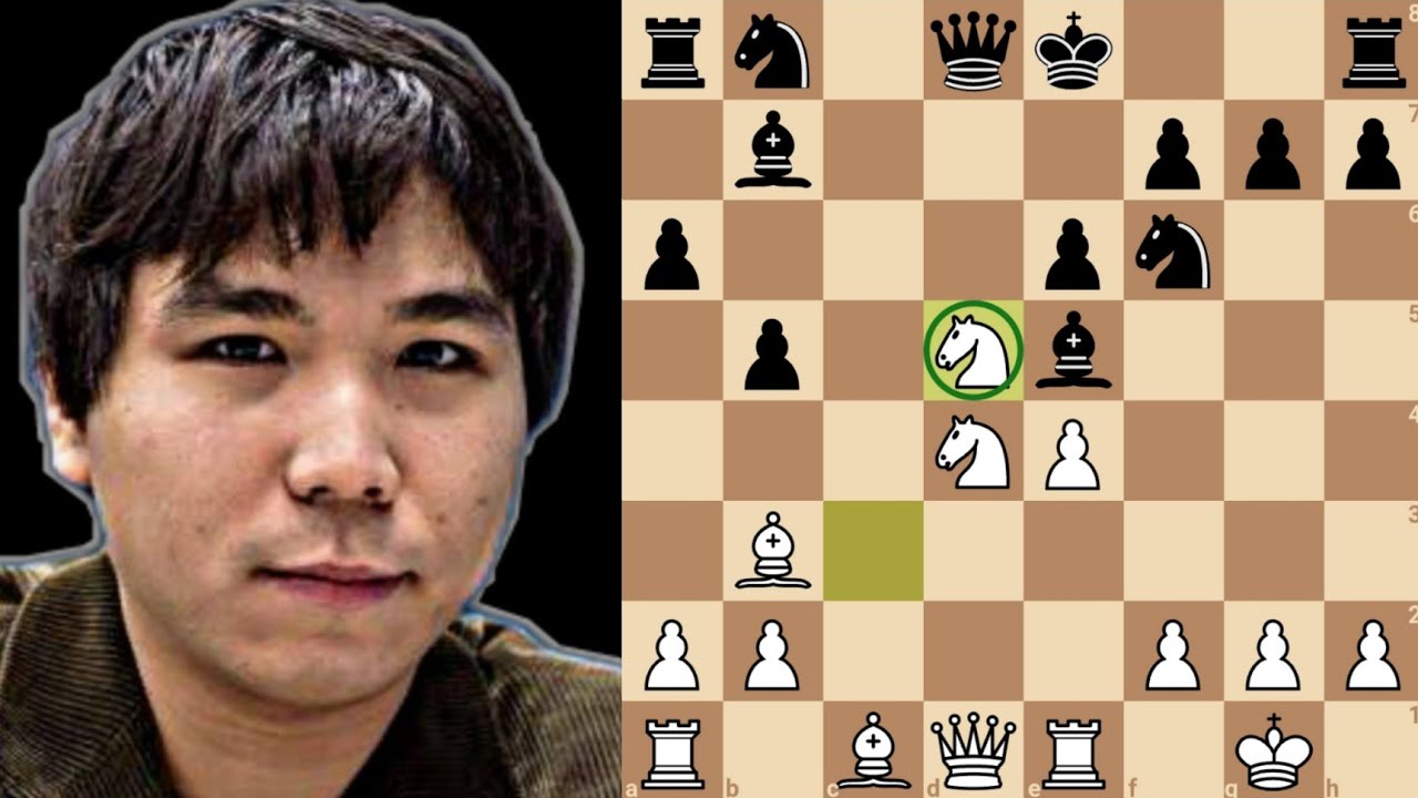 Mind Blowing Knight Sac in Queens Gambit | Caruana vs Wesley | American ...