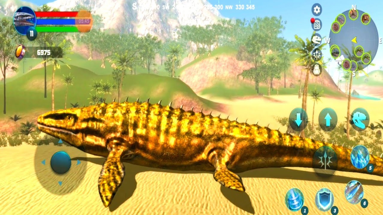 Mosasaurus Simulator - Android Gameplay #36 - Dinosaur Simulator - YouTube