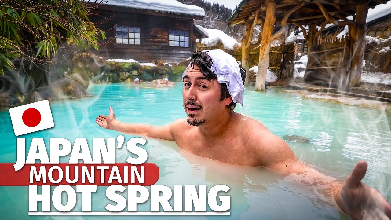 Inside Japan's Most Beautiful Hot Spring 🇯🇵 Akita Winter Trip | Feat ...