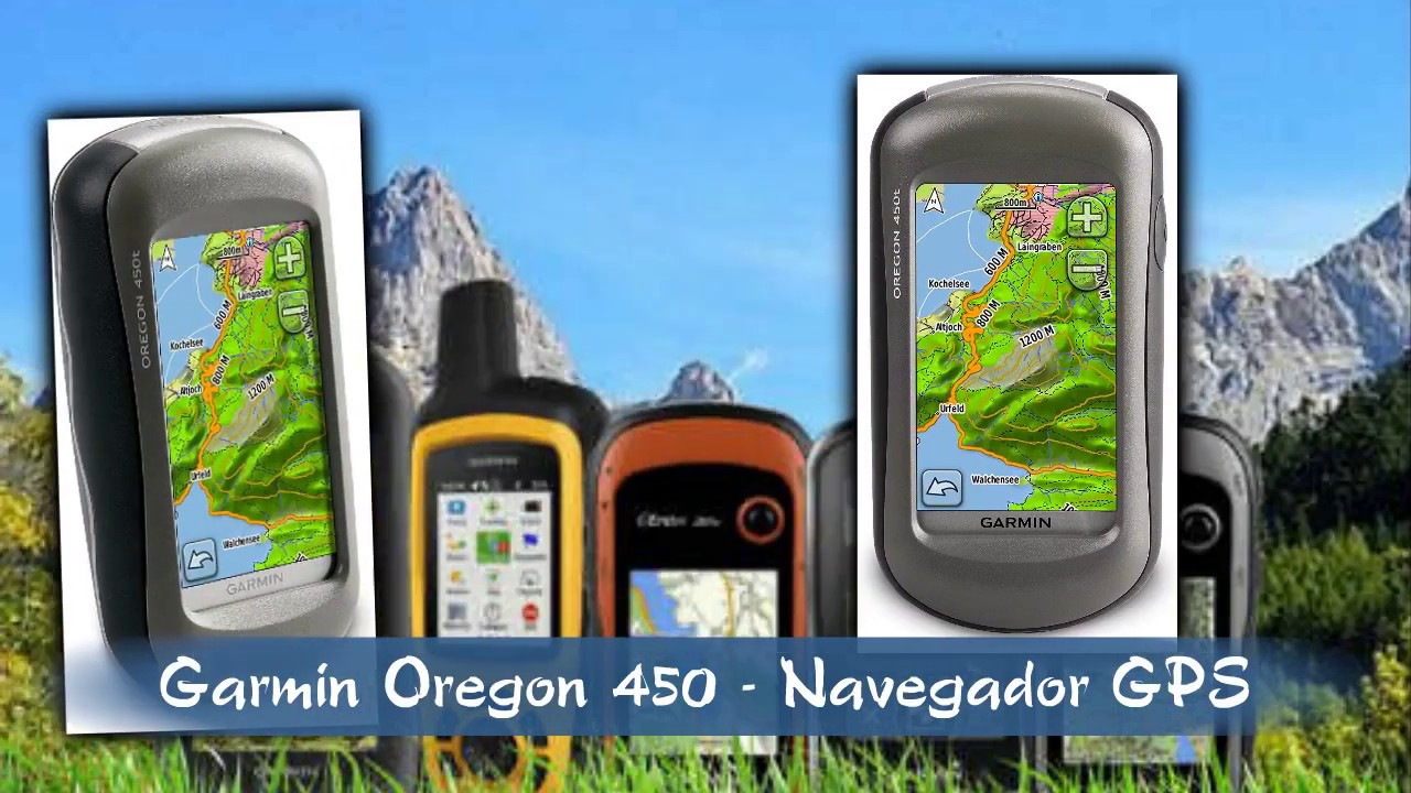 Garmin Oregon 450 - Navegador GPS para montaña - YouTube