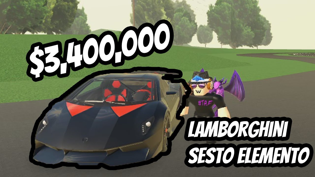 Driving Empire Lamborghini Sesto Elemento(wayfort)-Roblox - YouTube