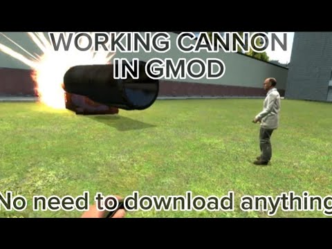A Working Cannon in GMOD / No Need To Download Anything - YouTube