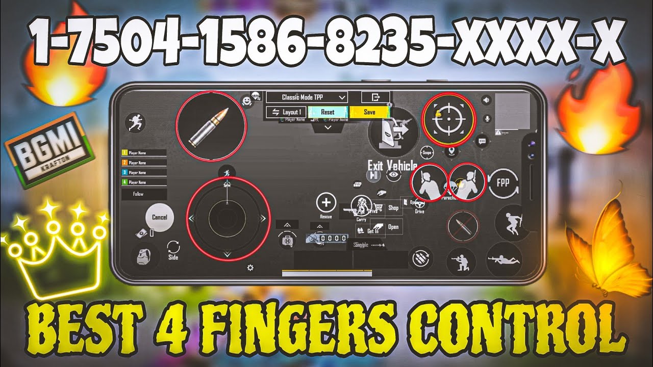 BGMI 3.8 🤩 New 4 Fingers Control code 🔥| Android & iphones | Limited ...