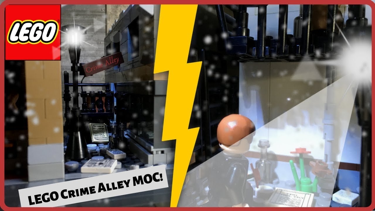 LEGO Crime Alley! - MOC & Stop Motion - YouTube