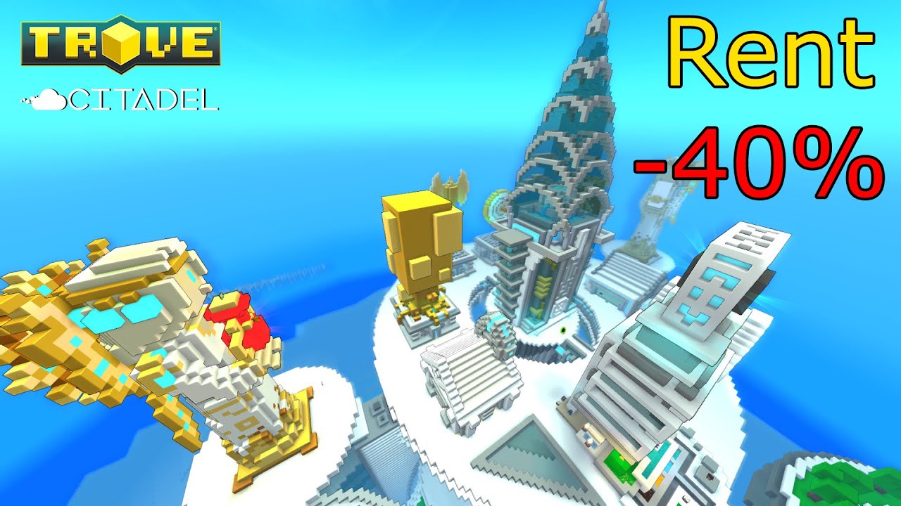 Trove - Low Rent Cost Tutorial (The Cloud Citadel) - YouTube