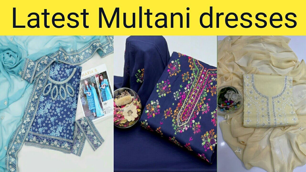 New Multani dresses || Latest dress designs #2024 - YouTube