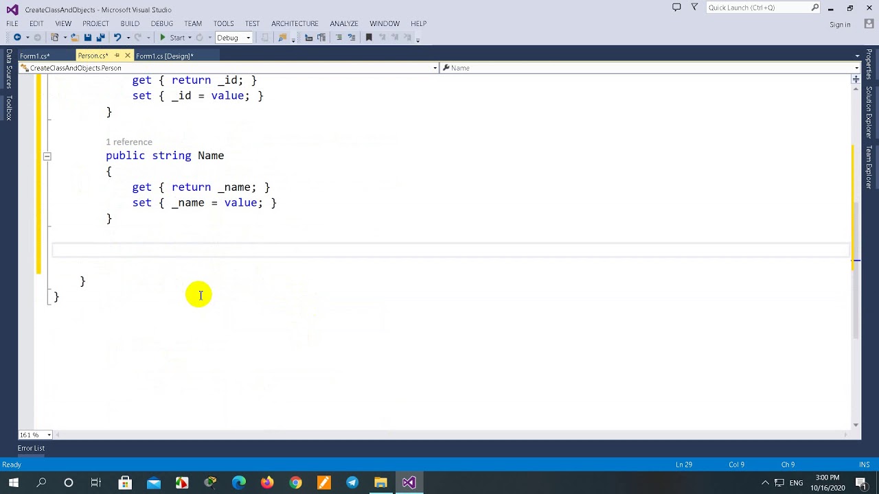 Practice Object Oriented Programming របៀបបង្កើត Class And Objects How To Create Class And 0889