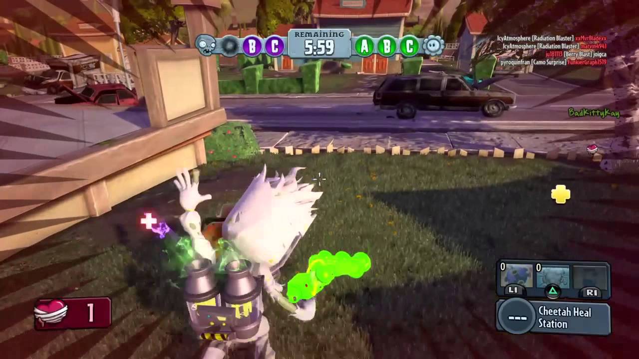 [Plants vs Zombies Garden Warfare] (PS4) Killstreak with Mr. Dr. Toxic ...