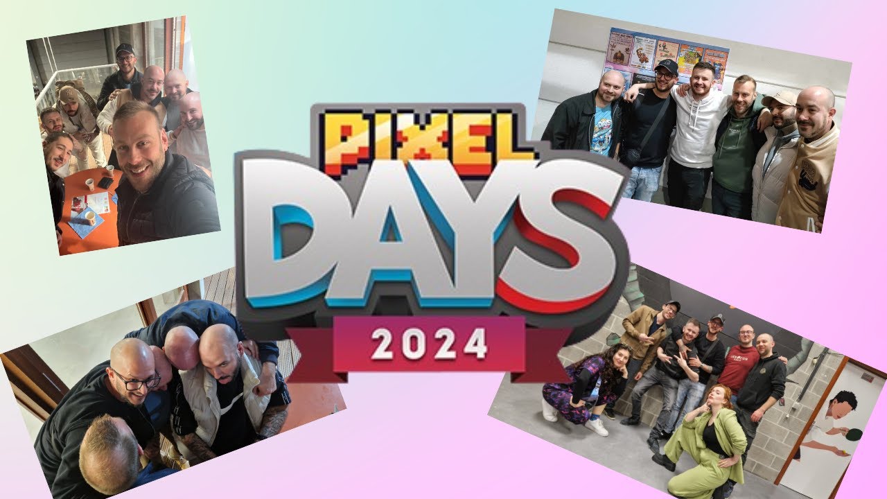 VLOG: ON PART AUX PIXEL DAYS 2024 (FEAT PLEIN DE GENS) - YouTube