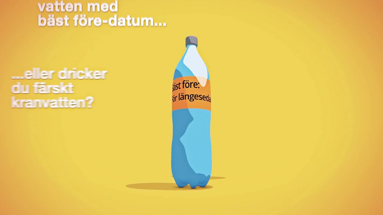 Drick kranvatten - inte flaskvatten - YouTube