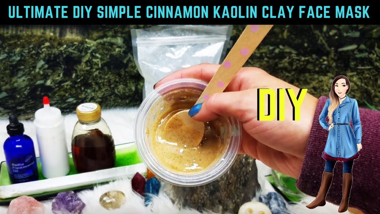 ULTIMATE NATURAL DIY Easy Kaolin Clay Balancing Face Mask for Oily ...