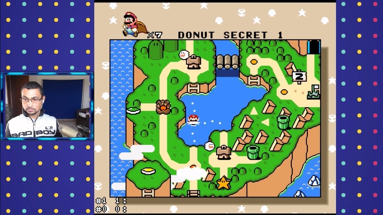 How to beat DONUT WORLD #2 100% Completed Super Mario World - YouTube
