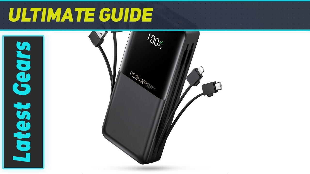 QiSa Power-Bank-Portable-Phone-Charger - 40000mAh Review - YouTube