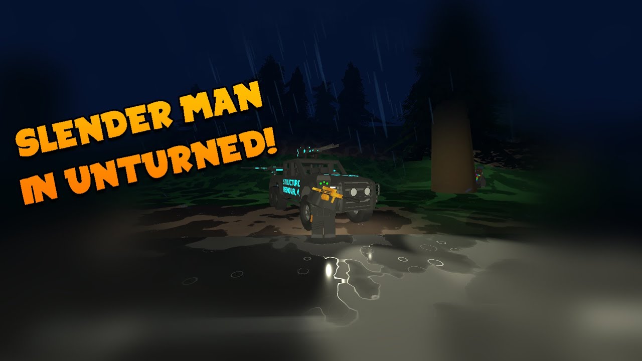 SLENDER MAN IN UNTURNED - Unturned Horror Game w/AnthyYT, Mushman ...