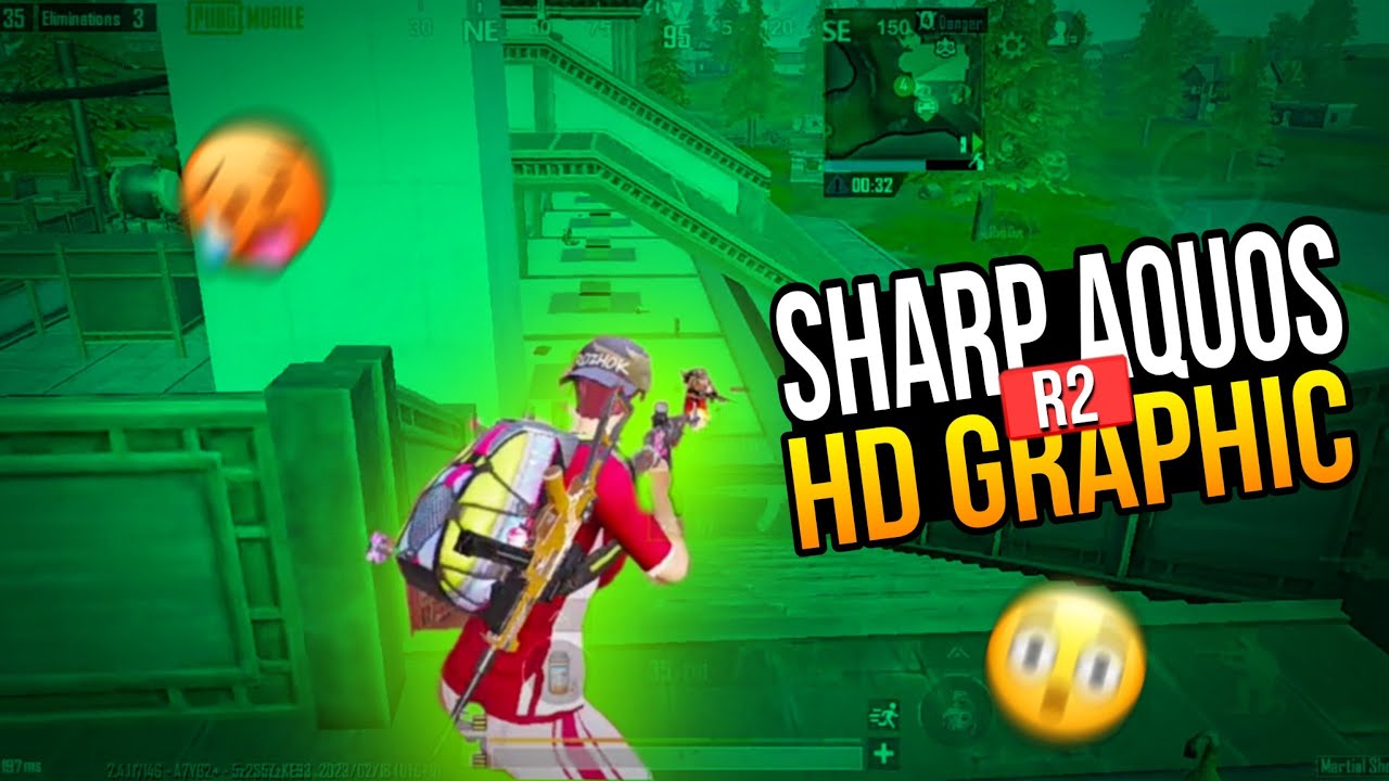 SHARP AQUOS R2 HD+ GRAPHICS OMG 😱 | FaheemYT | PUBG MOBILE - YouTube