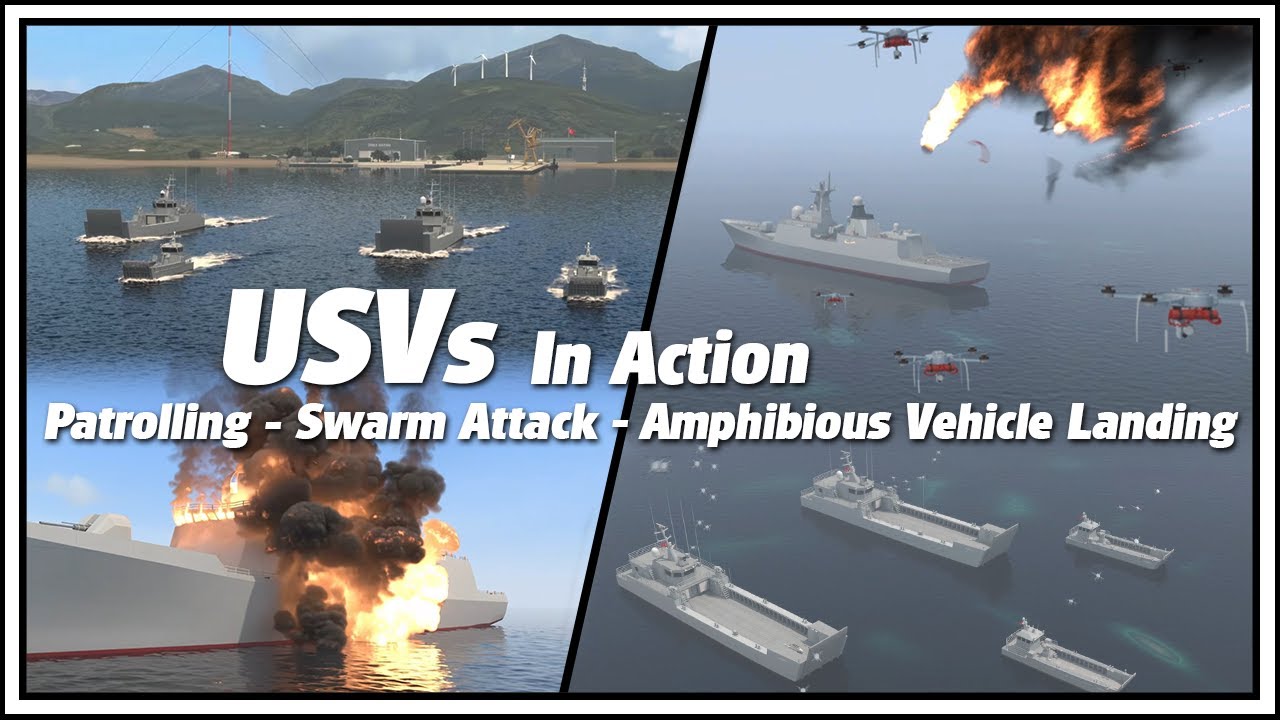 USVs in Remote Patrolling, Swarm Attack, and Amphibious Vehicle Landing ...