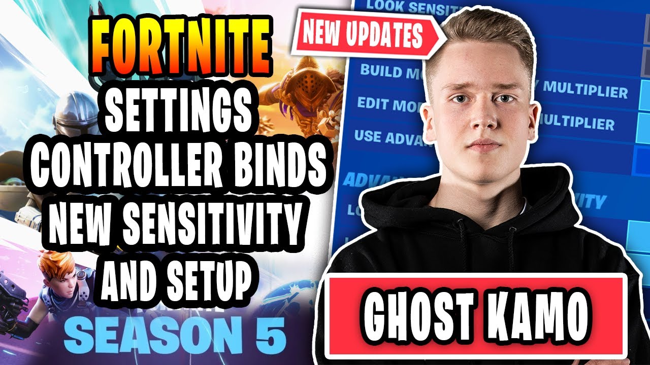 Ghost Kamo New Fortnite Settings Controller Binds Sensitivity and Setup ...