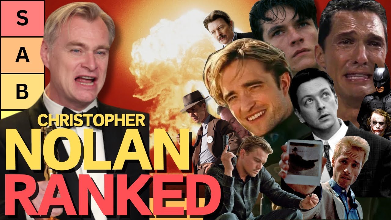 Every Christopher Nolan Movie Ranked (Worst To Best) - YouTube