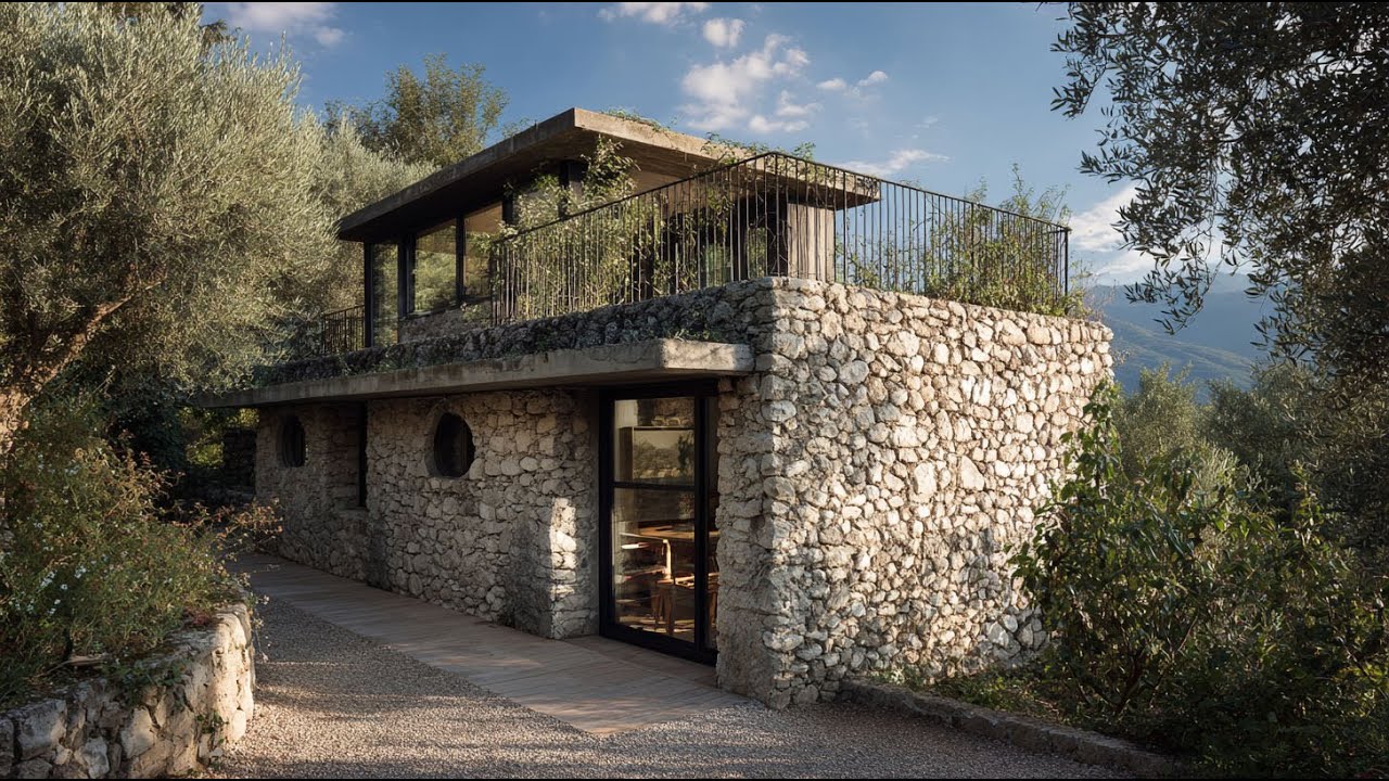 Peaceful Living in a Rustic Italian Tiny House - YouTube