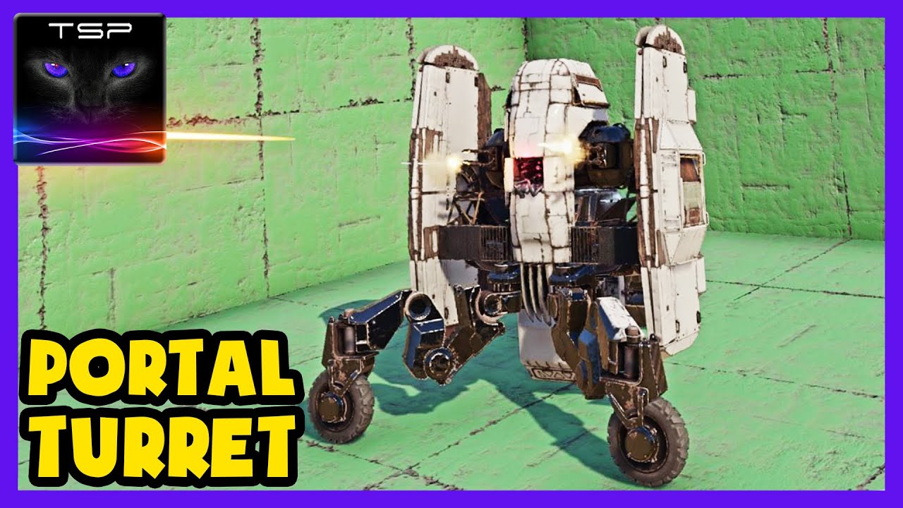 Crossout #665 Giant PORTAL TURRET Replica Build and PvP Gameplay (Cake ...
