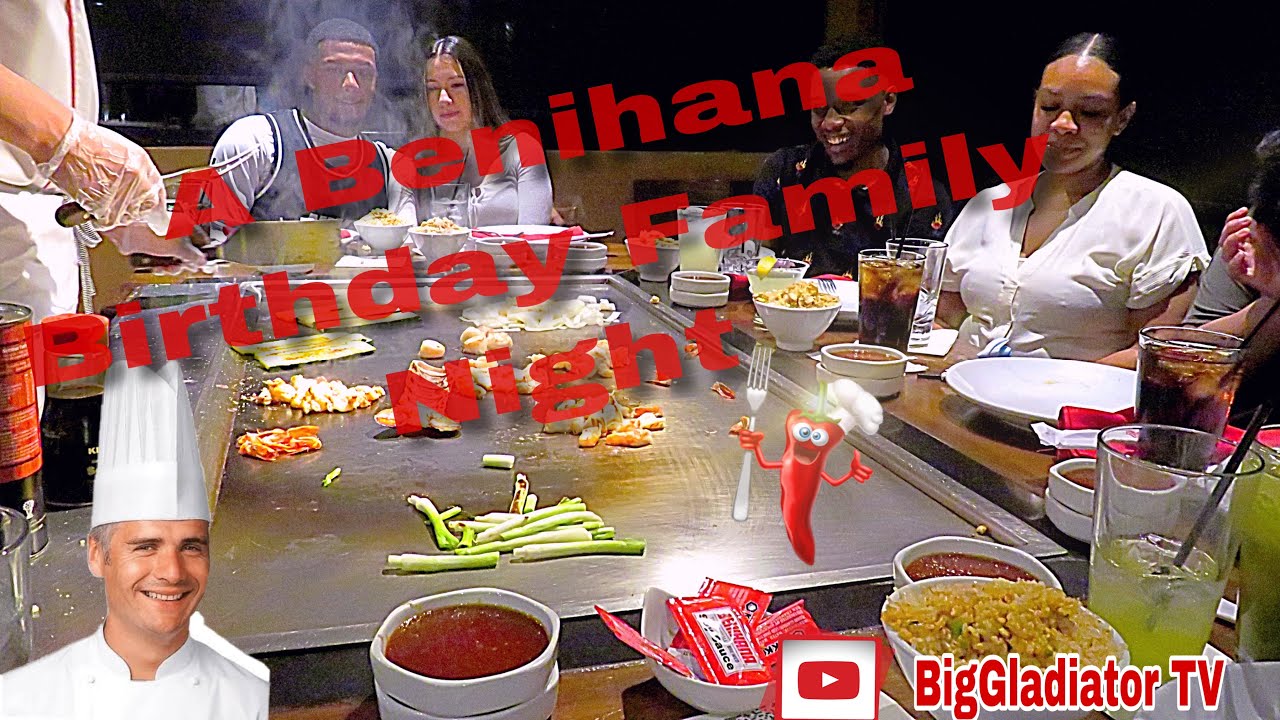 Benihana Birthday Celebration - YouTube
