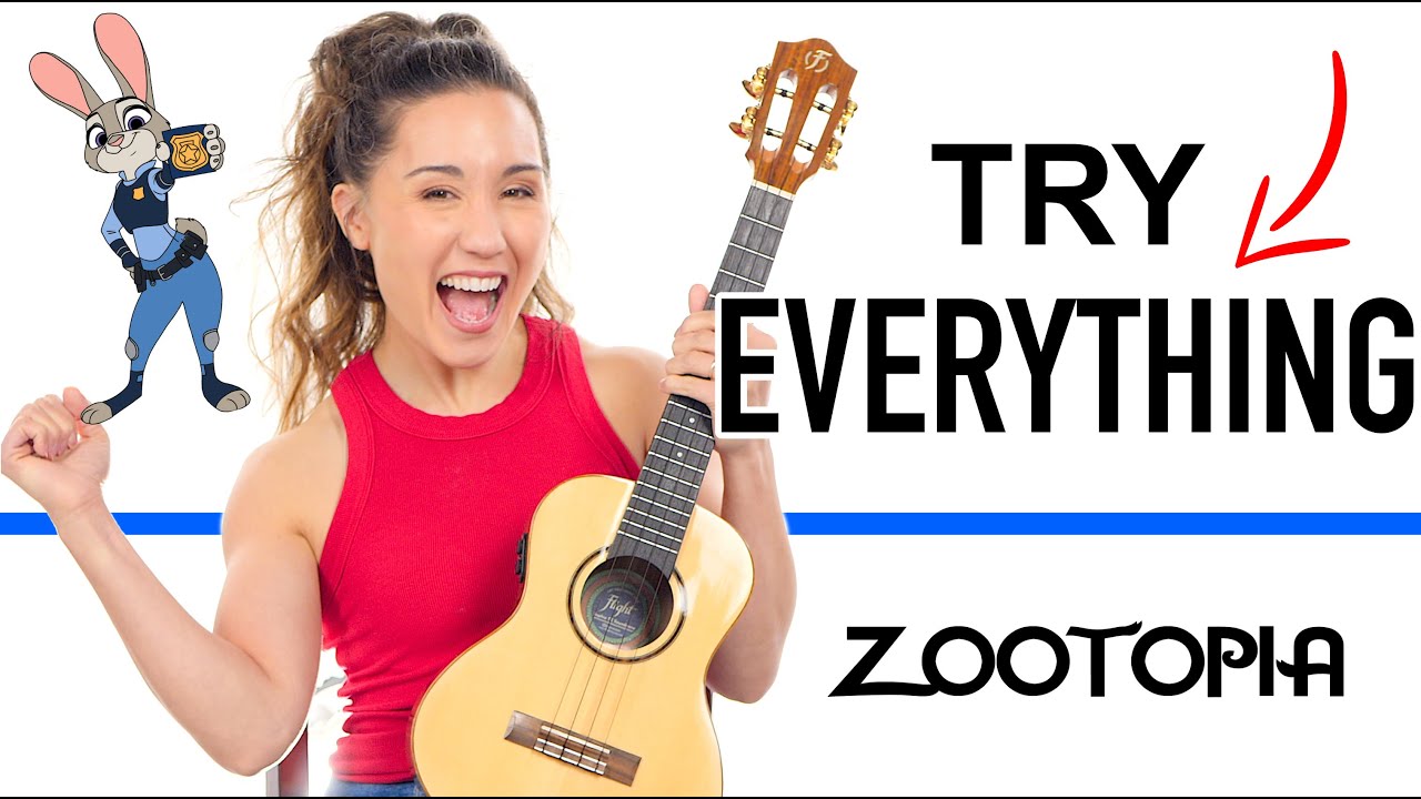 Feel like giving up? Play THIS! Try Everything Ukulele Tutorial with Play Along - YouTube
