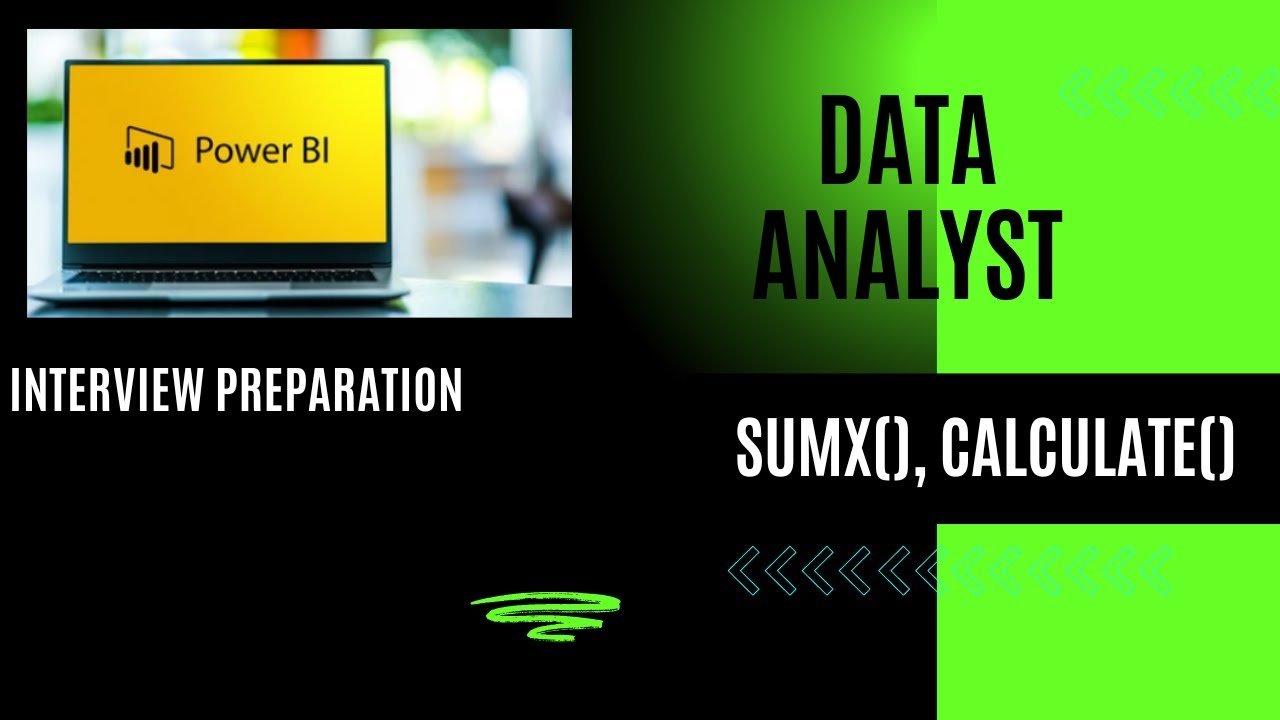 DAX Functions: sumx(), calculate() - YouTube