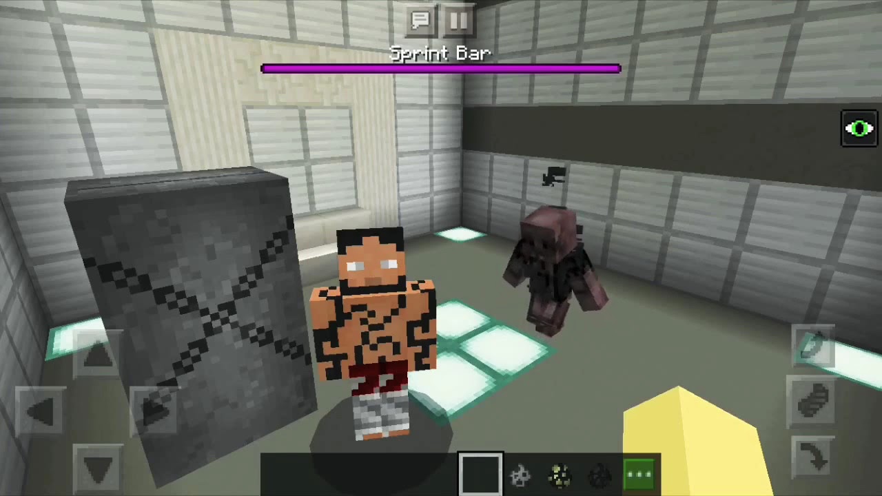 SCP-076 Vs. SCP-106 in Minecraft PE - YouTube