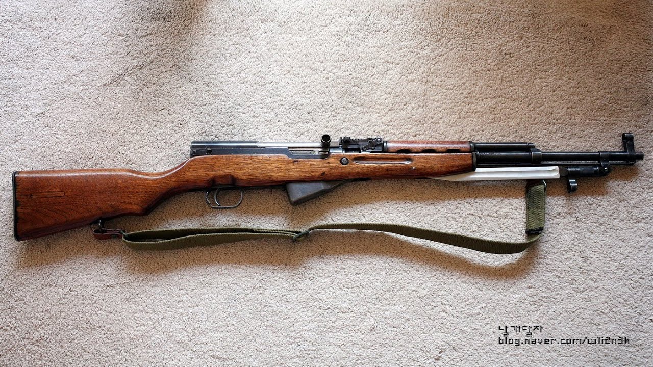 중국 56식 Chinese Type 56 SKS 7.62 x 39mm 소총 리뷰와 실탄 사격 - YouTube